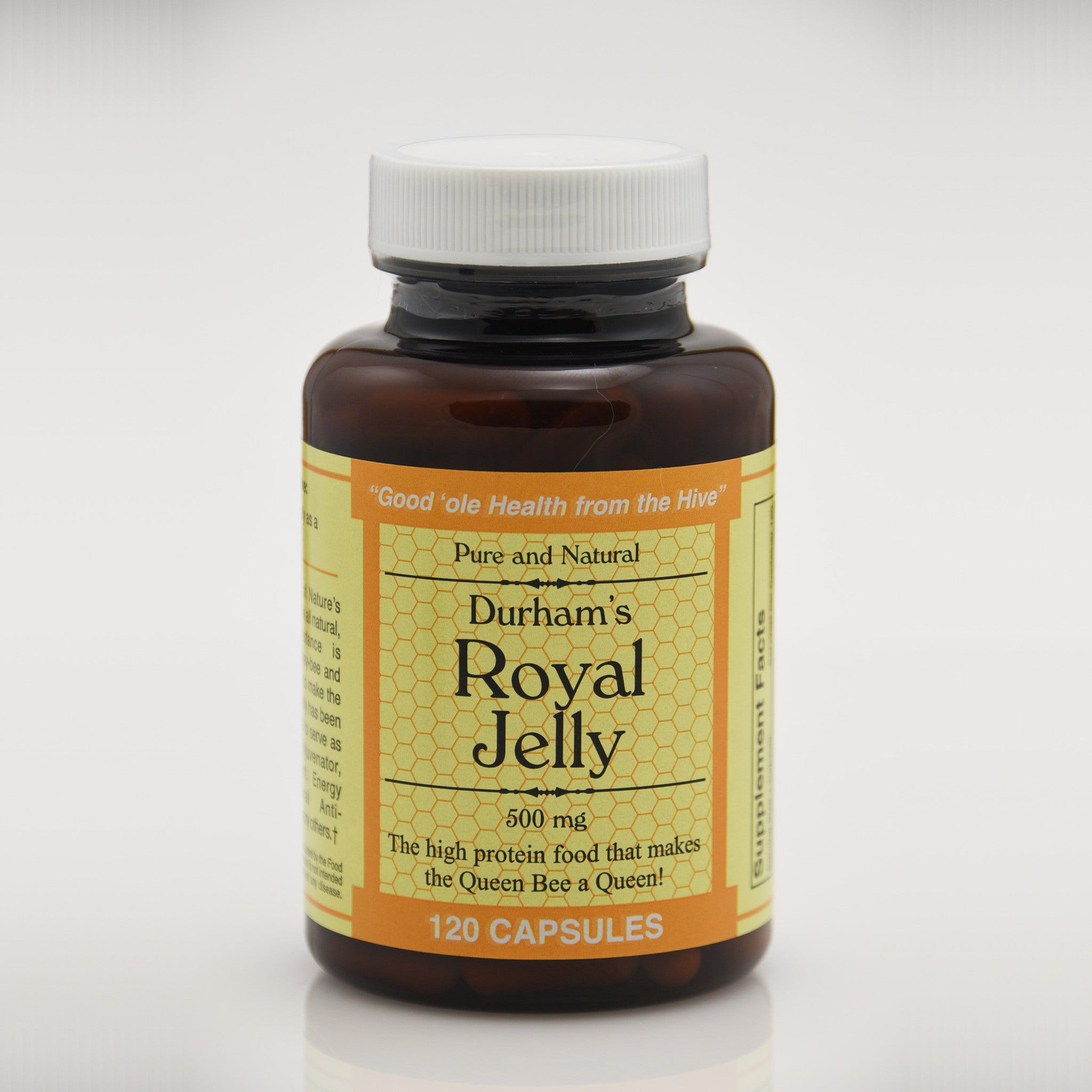 Royal Jelly Capsule 500mg – Durhams Bee Farm