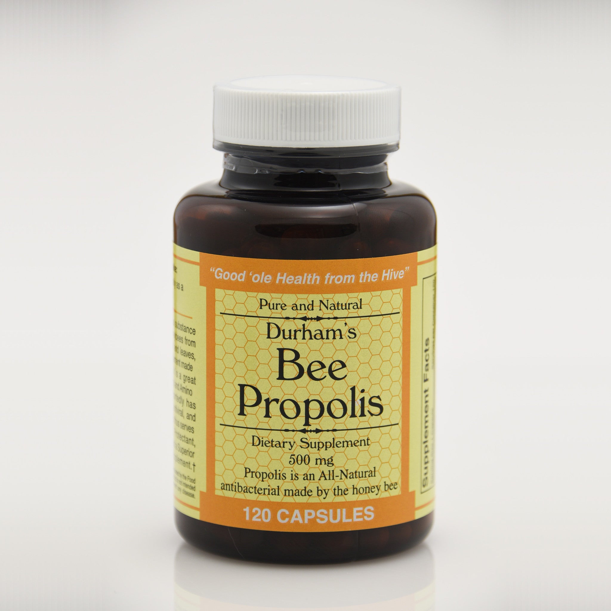 Propolis CAPSULES 500mg – Durhams Bee Farm
