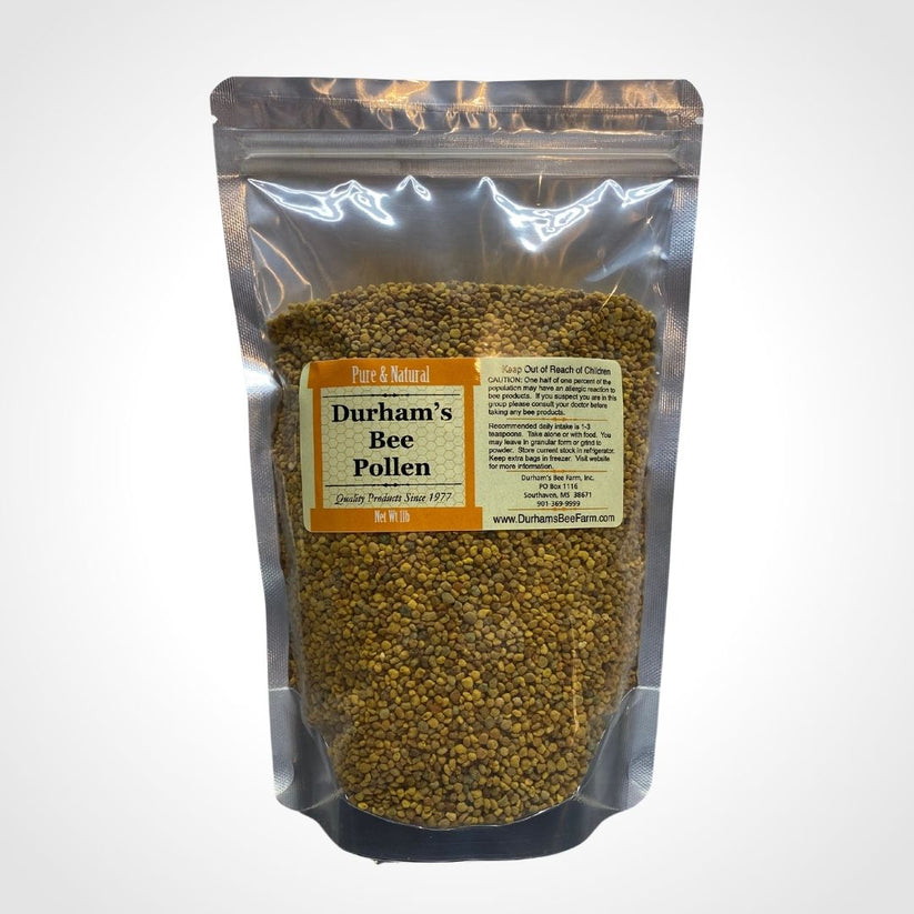 Pure Natural Bee Pollen 1 lb pound bag – Durhams Bee Farm